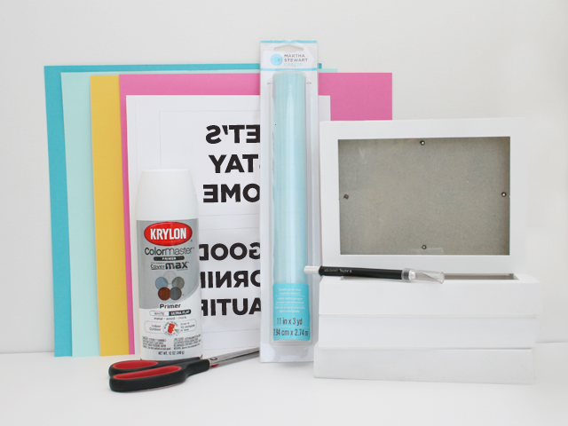 DIY Shadow Box Wall Art