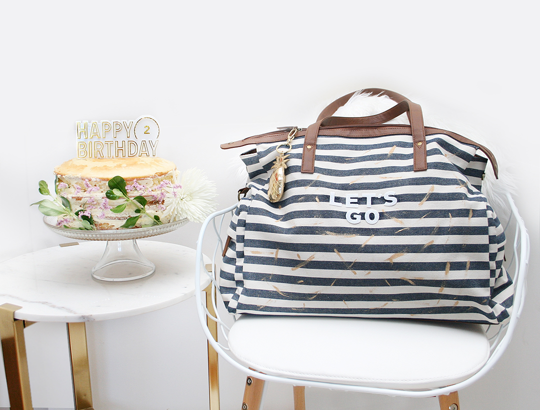 LV Turns 2! Featuring a DIY Weekender Bag + Giveaway
